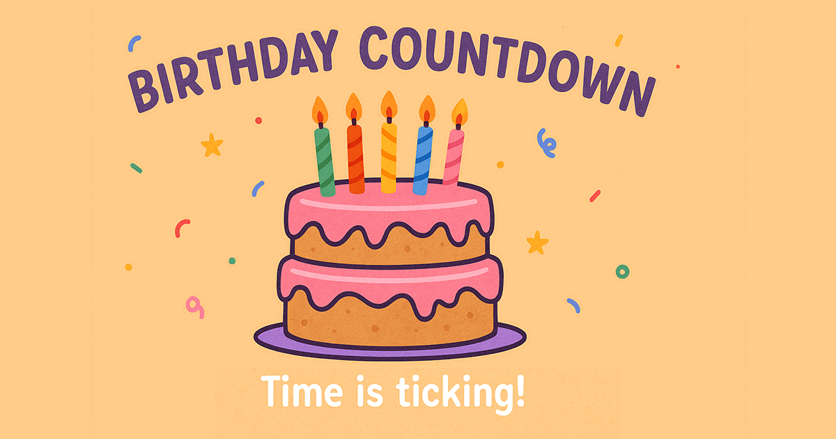 Birthday Countdown – Personalized